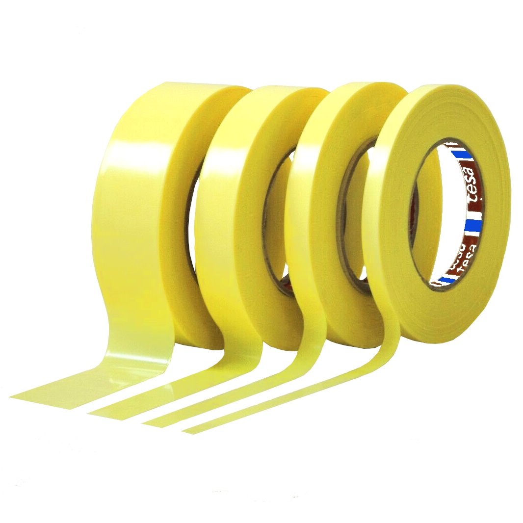 Profiklebeband - Tesa 4289 Felgenband gelb 66m, no Notubes Yellow Tape ...